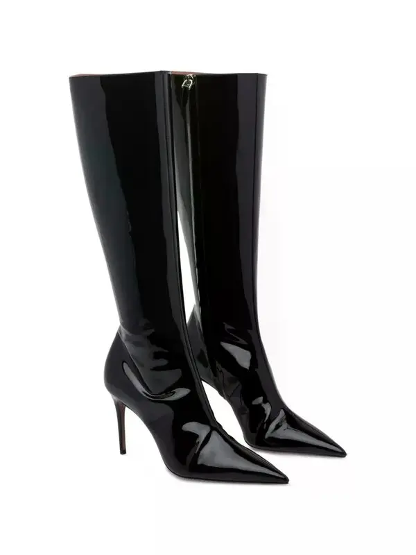 Jeffrey Campbell Patent-finish Knee-high Boots