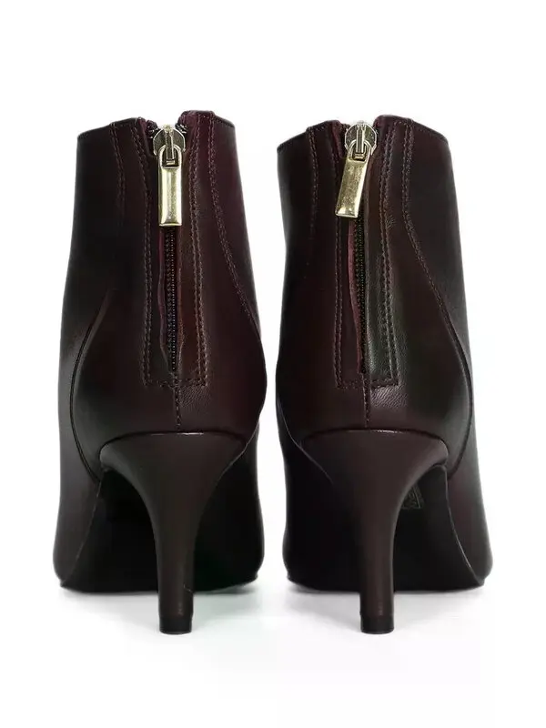BIANCADI Pointed-toe Rear-zip Ankle Boots