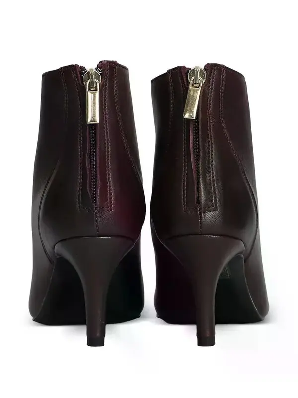 BIANCADI Pointed-toe Rear-zip Ankle Boots