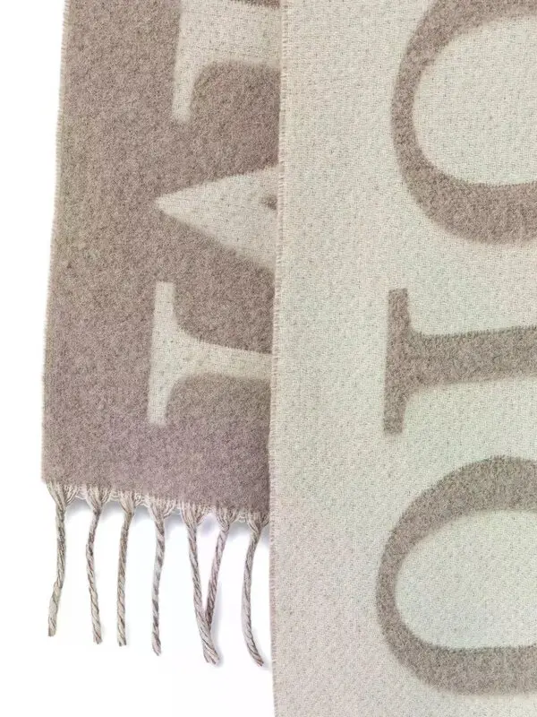 Marc O'polo Logo-intarsia Fringed Scarf