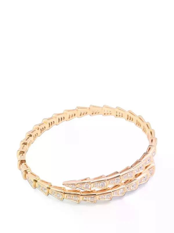 BVLGARI 2010s Serpenti Viper Diamond Bracelet