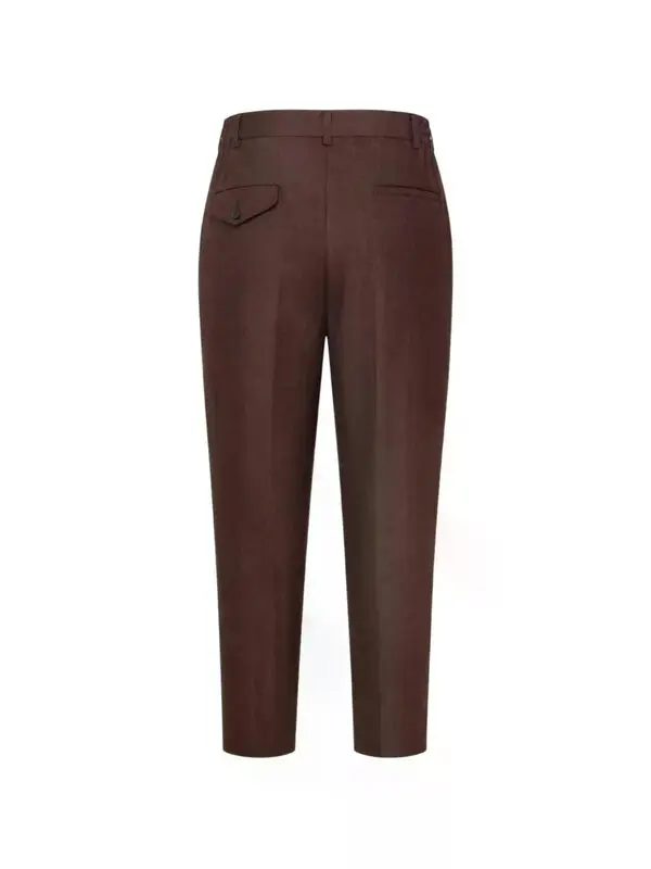 Comme Des Garçons Herringbone Elasticated-waist Trousers
