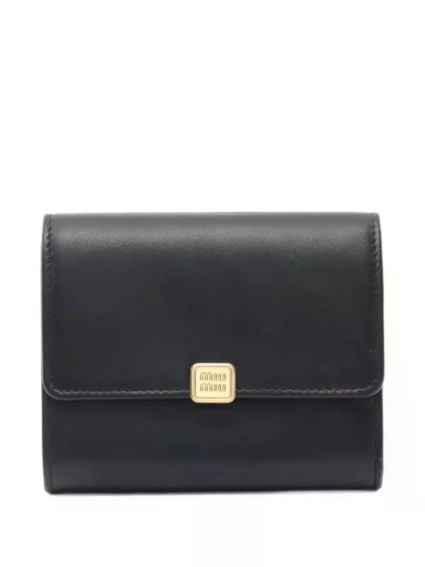 Miu Miu 2010 Softy Metal Trifold Wallet