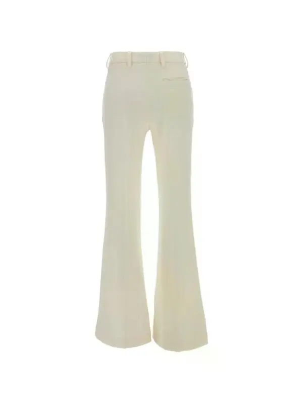 Alberto Biani Wide-leg Cady Trousers