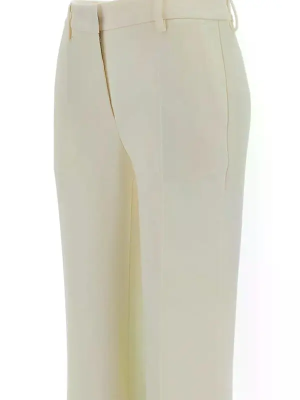 Alberto Biani Wide-leg Cady Trousers