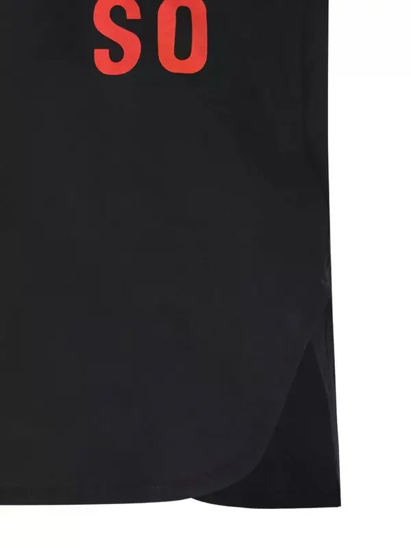 Fendi X Mirella Bentivoglio Archive Favoloso Slogan-print T-shirt - Black