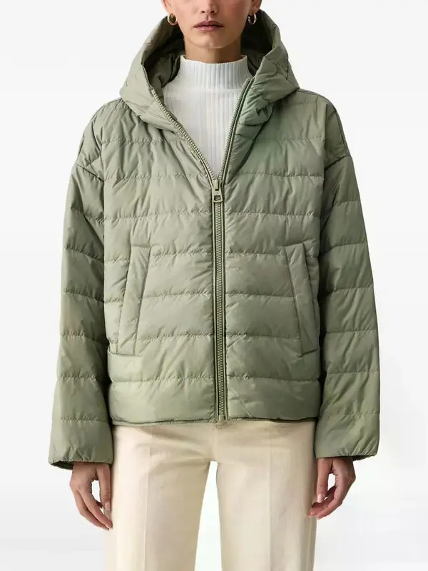 Marc O'polo Quilted Hooded Jacket - Green
