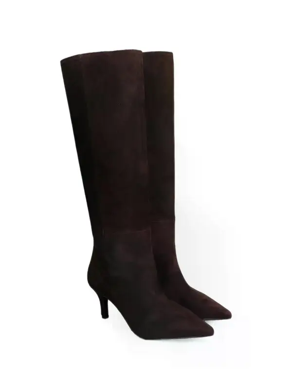 BIANCADI Suede Pointed-toe Boots