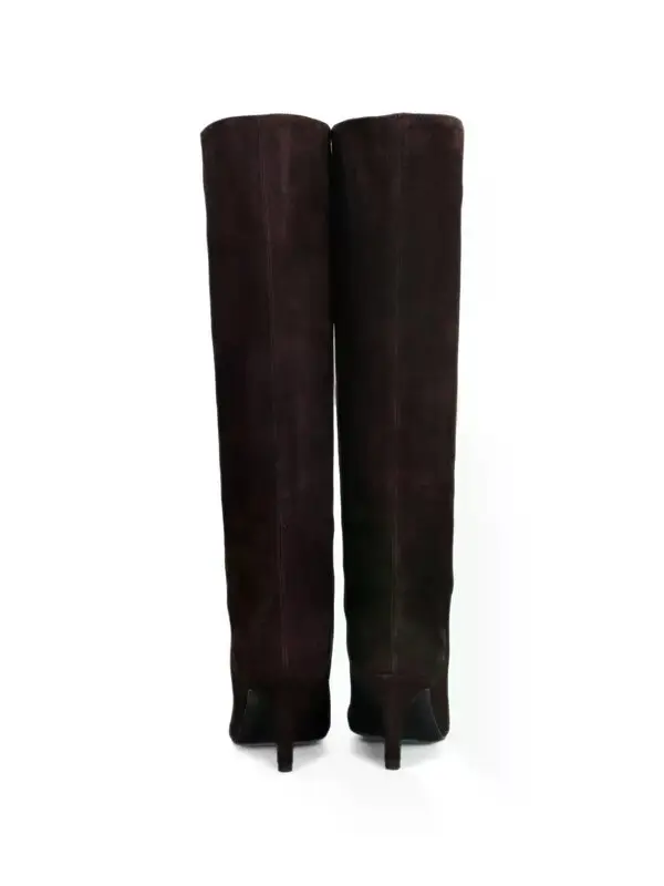 BIANCADI Suede Pointed-toe Boots