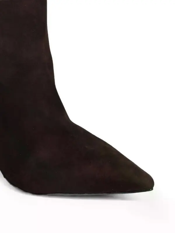 BIANCADI Suede Pointed-toe Boots
