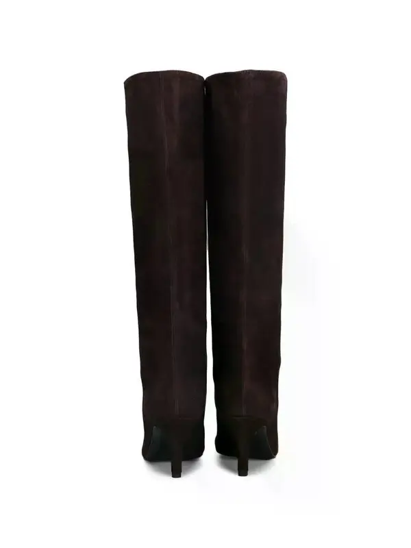 BIANCADI Suede Pointed-toe Boots