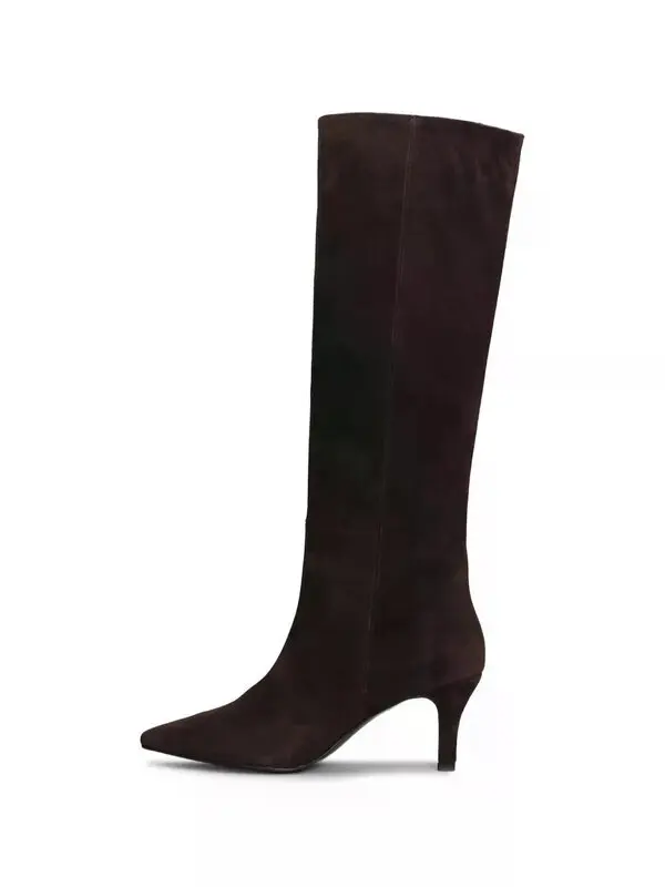BIANCADI Suede Pointed-toe Boots