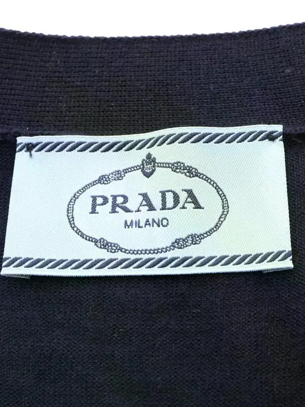 Prada 2010 V-neck Cardigan