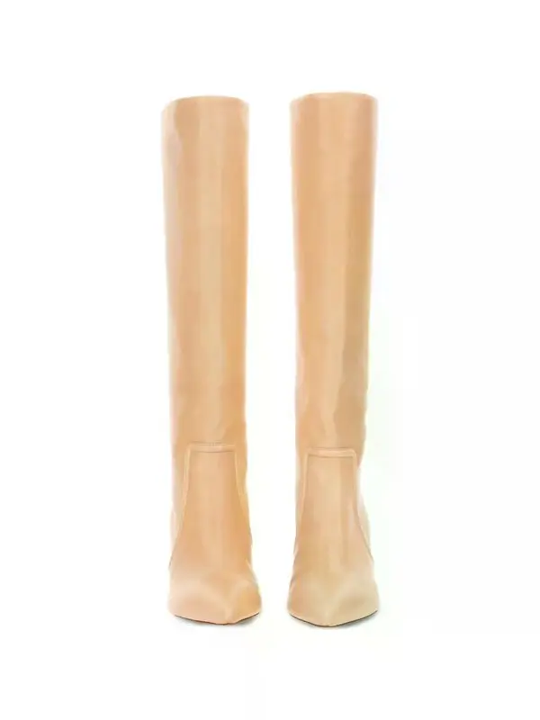 Paris Texas Pointed-toe Knee-high Boots
