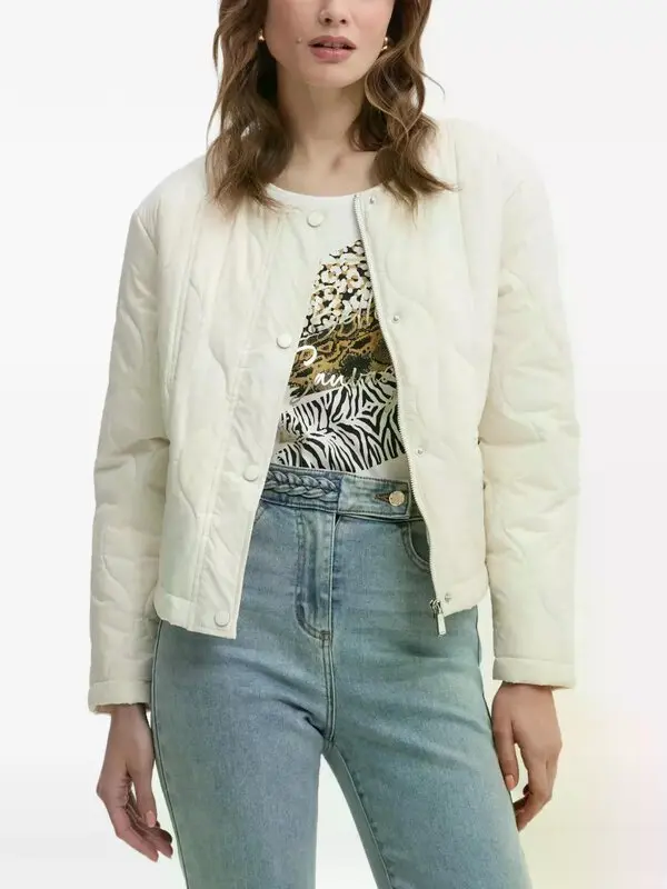 MORGAN Quilted Zip-up Jacket