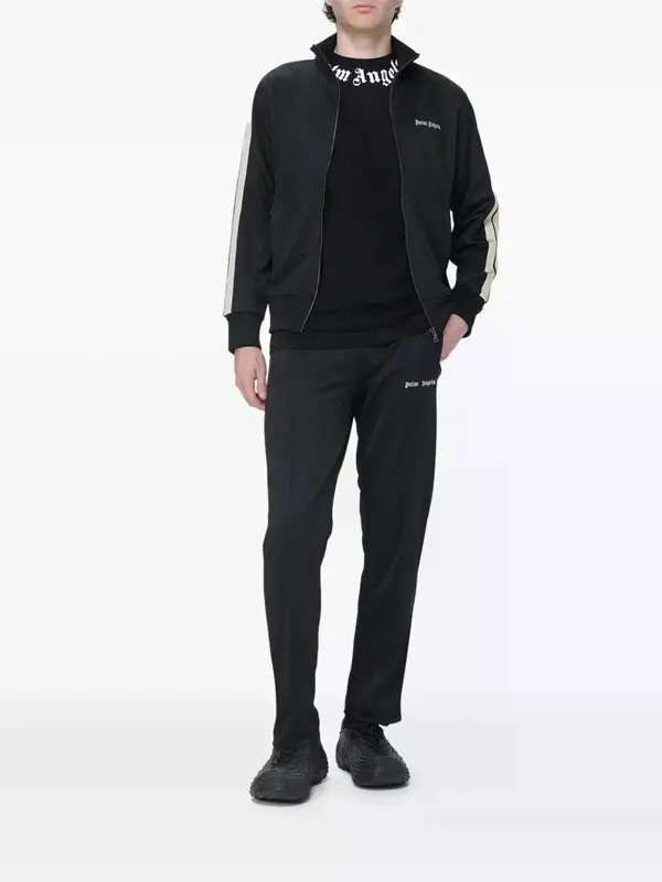 Palm Angels Logo-embroidered Side-stripe Track Pants