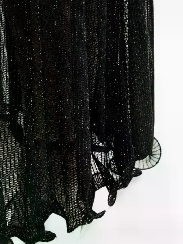 HAVEONE Shimmering Halterneck Maxi Dress
