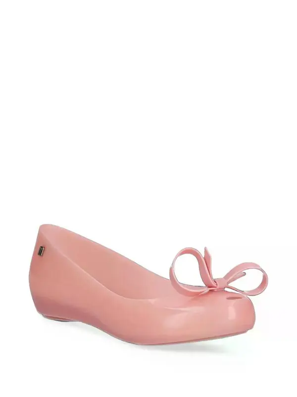 Melissa Bow-detail Ballet Flats