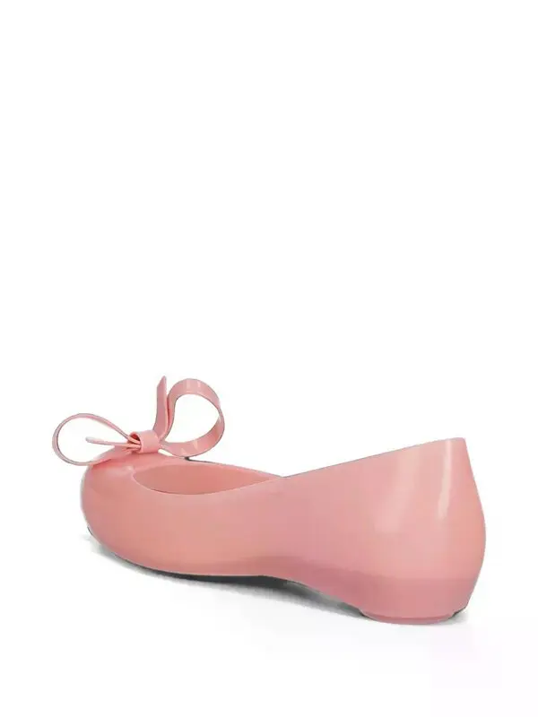 Melissa Bow-detail Ballet Flats