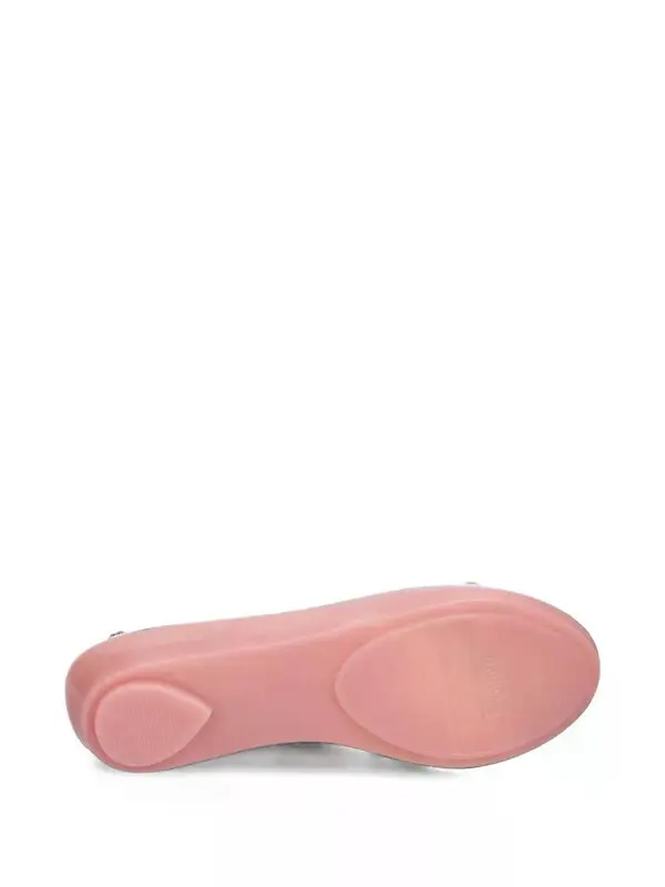 Melissa Bow-detail Ballet Flats