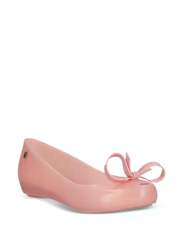 Melissa Bow-detail Ballet Flats