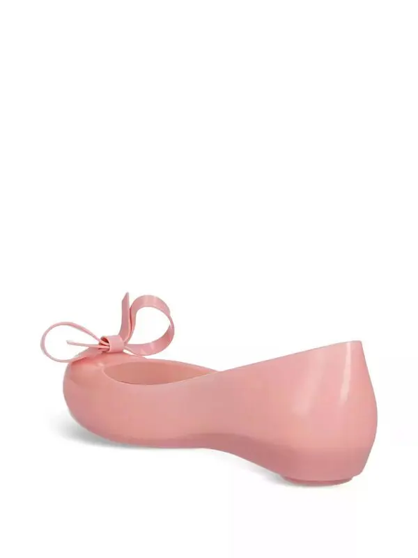 Melissa Bow-detail Ballet Flats