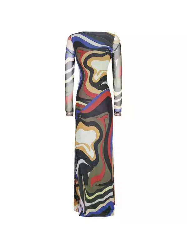 Ottolinger Psychedelic-print Maxi Dress