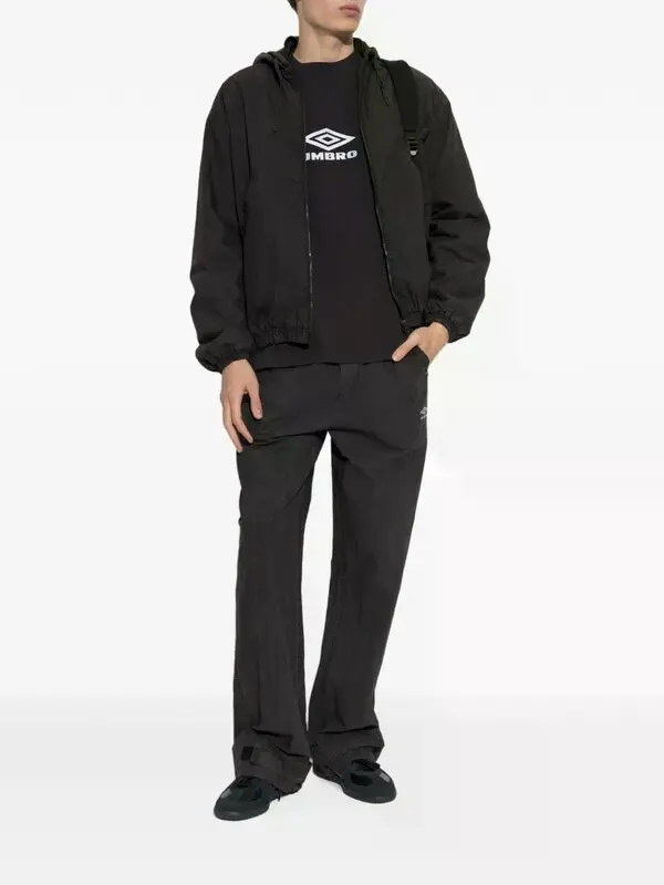 UMBRO Logo-patch Hooded Jacket - Black