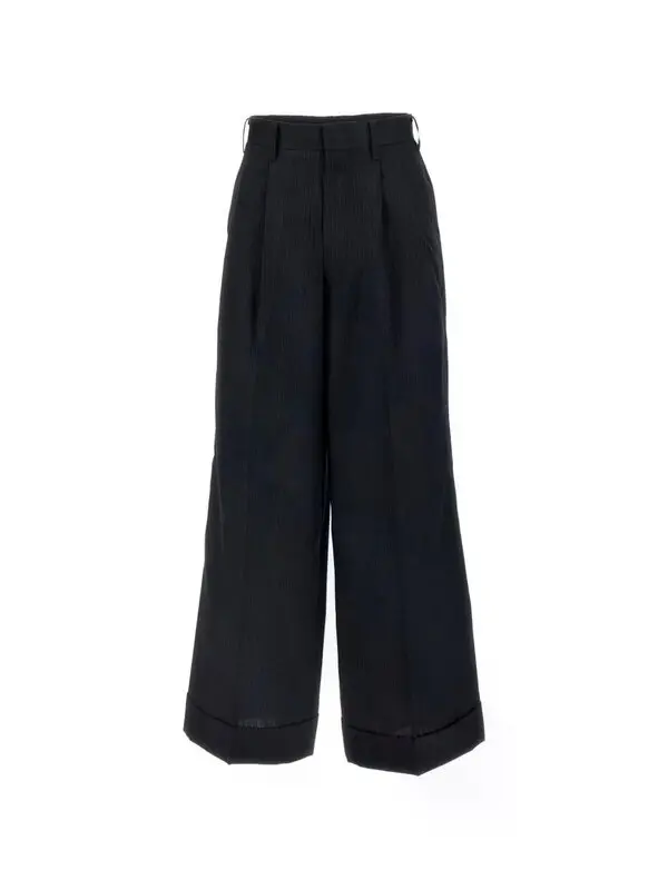Junya Watanabe Pinstripe-pattern Pleated Trousers