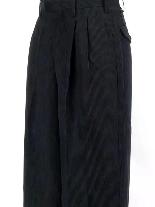 Junya Watanabe Pinstripe-pattern Pleated Trousers