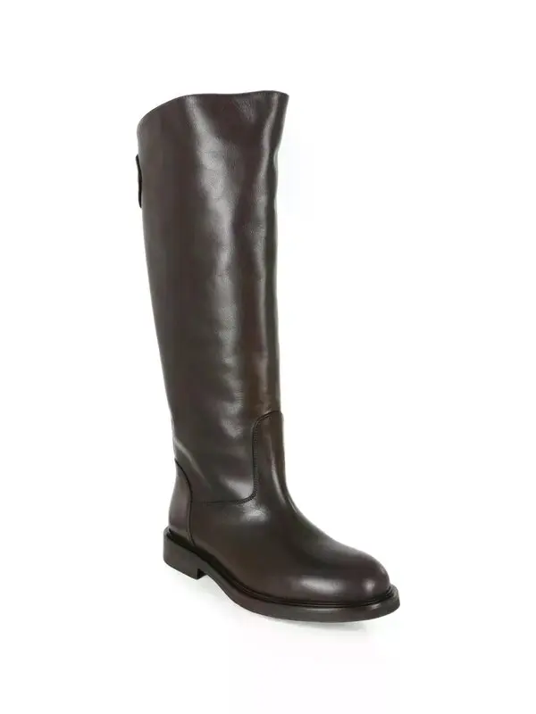 POEVE Asiago Leather Knee-high Boots