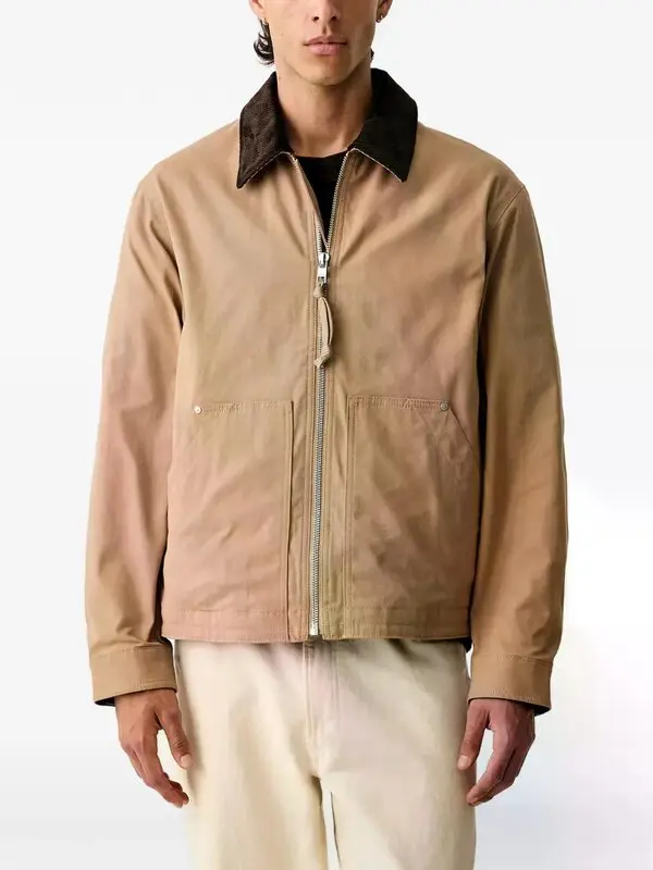 Marc O'polo Corduroy-collar Zip-up Jacket