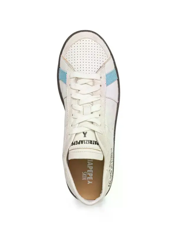 Patrizia Pepe Slogan-print Panelled Sneakers