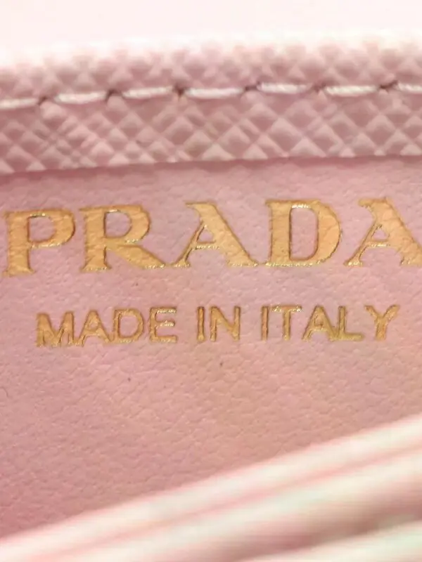 Prada 2020s Saffiano Leather Card Holder