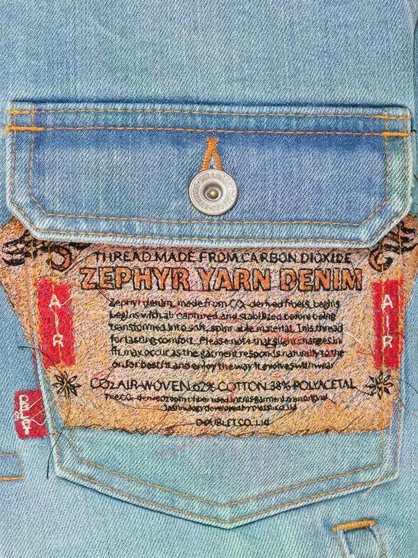 DOUBLET Zephyr Yarn Faded Denim Jacket