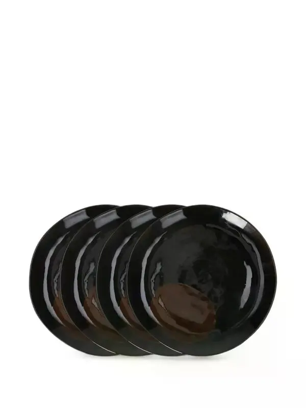 POMAX Cycle Stoneware Plates Set Of Four