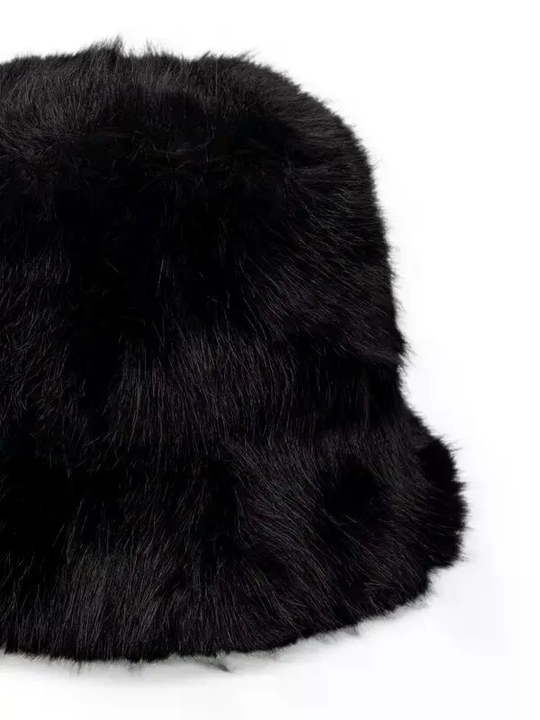 Armani Exchange Faux-fur Bucket Hat