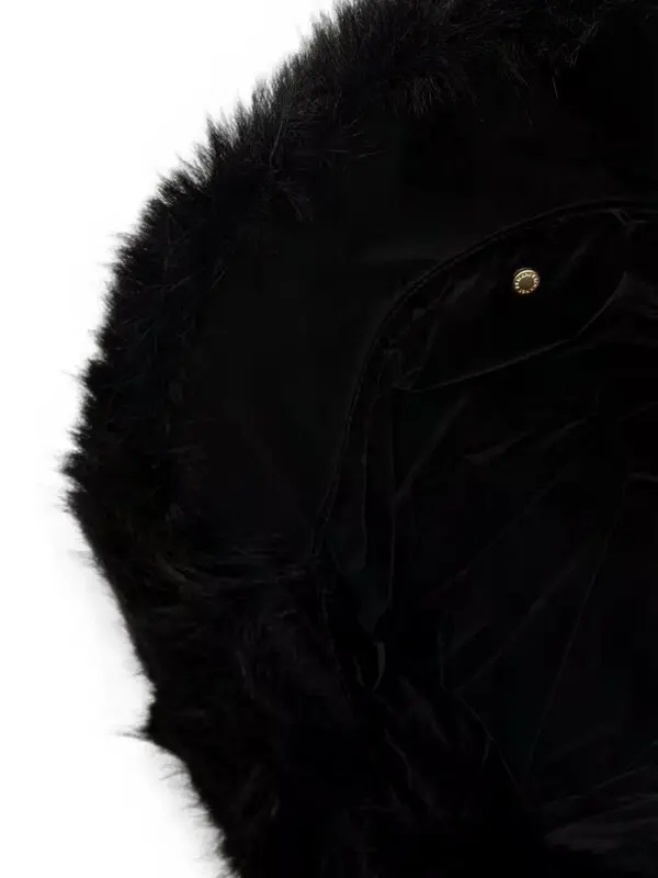 Armani Exchange Faux-fur Bucket Hat