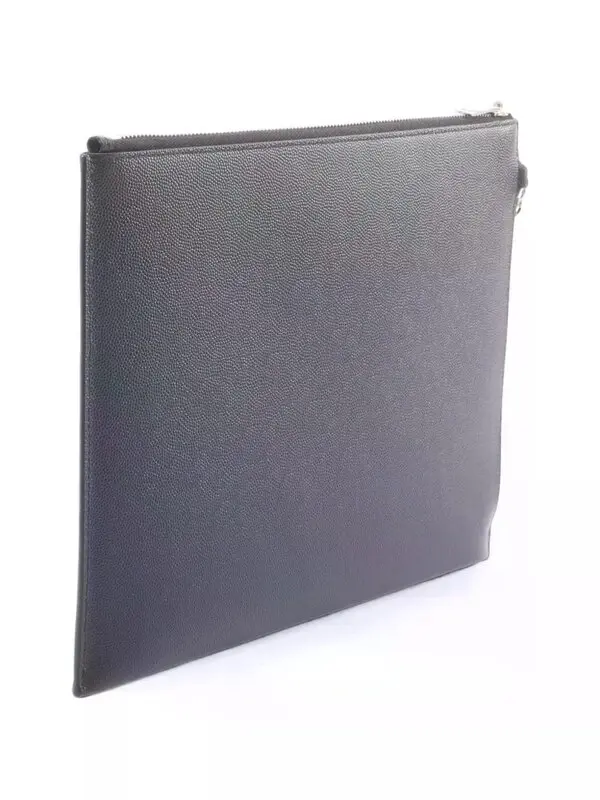 Saint Laurent 2020s Zip Tablet Holder Clutch Bag