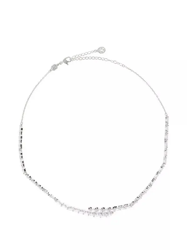 SWAROVSKI Mesmera Crystal-embellished Necklace - Silver