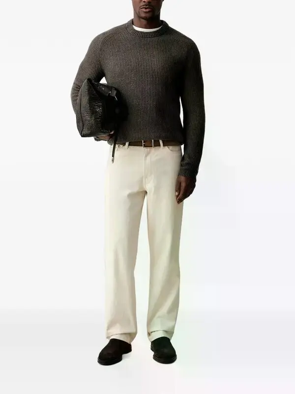 Marc O'polo Ribbed-knit Raglan-sleeve Sweater