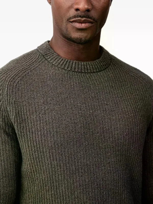 Marc O'polo Ribbed-knit Raglan-sleeve Sweater