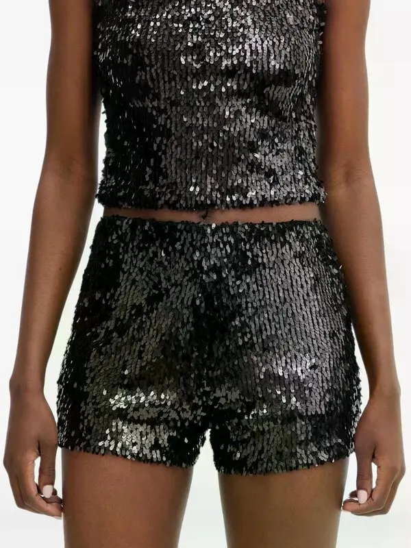 HAVEONE Sequin-embellished Shorts