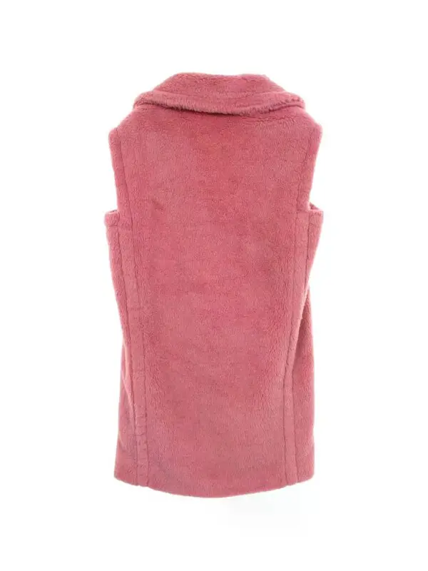 Max Mara 2010s Teddy Bear Sleeveless Coat