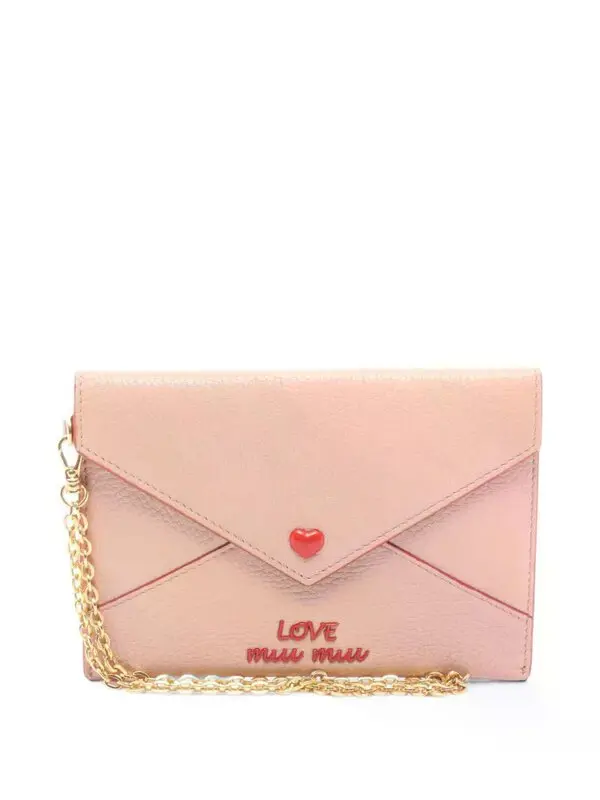 Miu Miu 2000s Madras Love Envelope Pouch