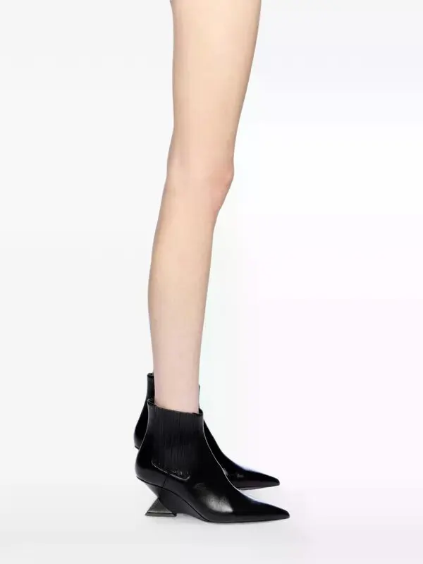 Attico Cheope Wedge-heel Ankle Boots
