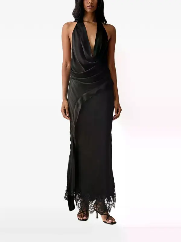 Bardot Draped Halterneck Top