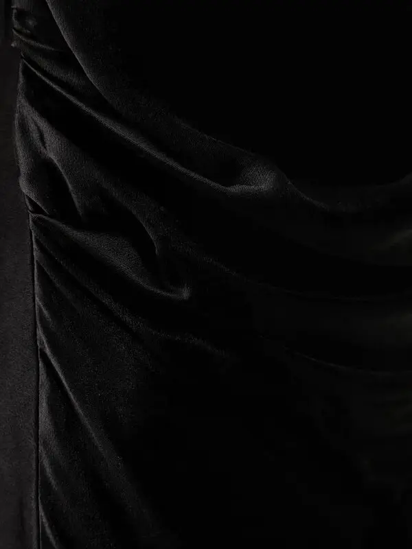 Bardot Draped Halterneck Top
