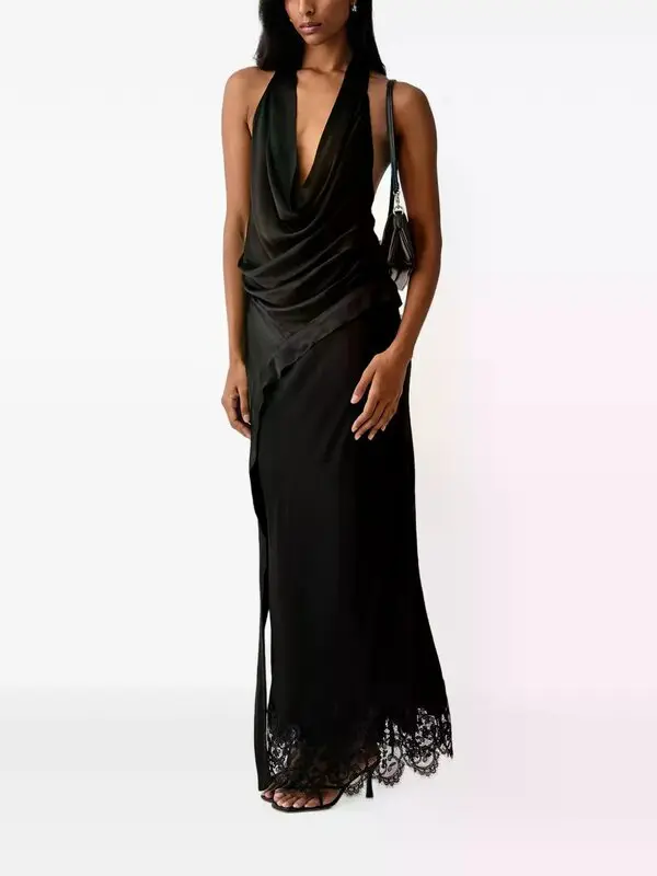 Bardot Draped Halterneck Top