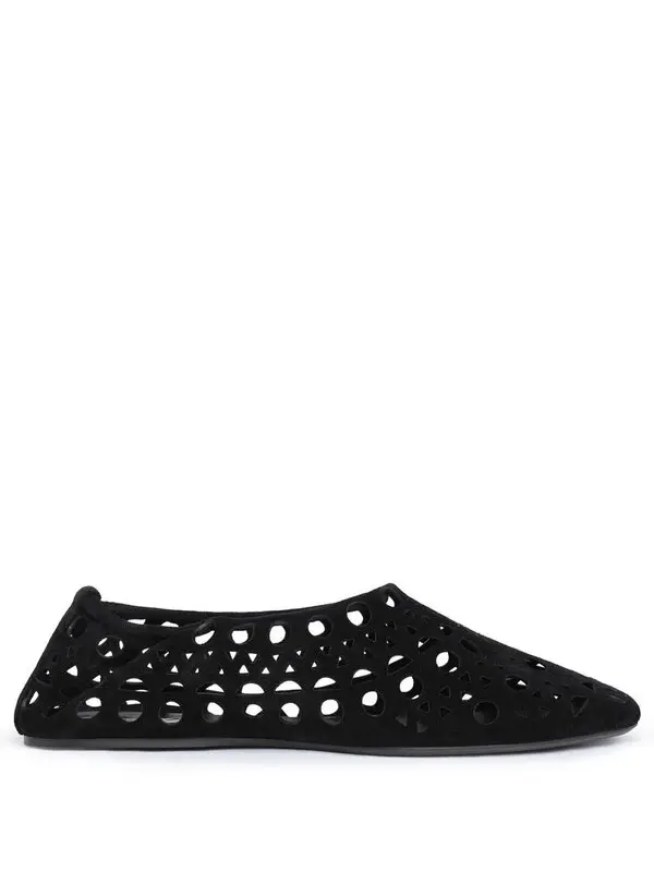 Alaïa Vienne Slippers In Velvet-effect Calfskin